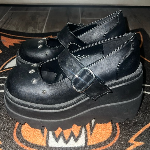 Dolls Kill | Shoes | Dollskill Demonia Shaker23 Maryjane | Poshmark